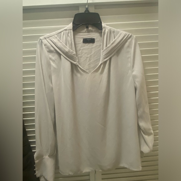 Tahari | Tops | Tahari Beige Blouse | Poshmark